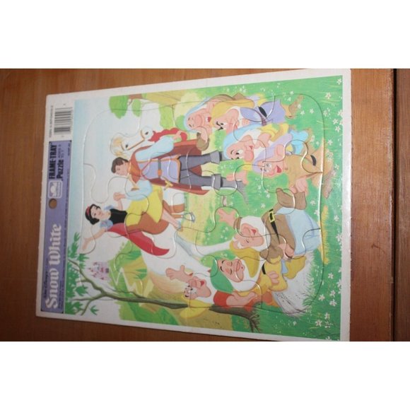 Toys | Vintage 198 Disneys Snow White And The Seven Dwarfs Golden Frame ...